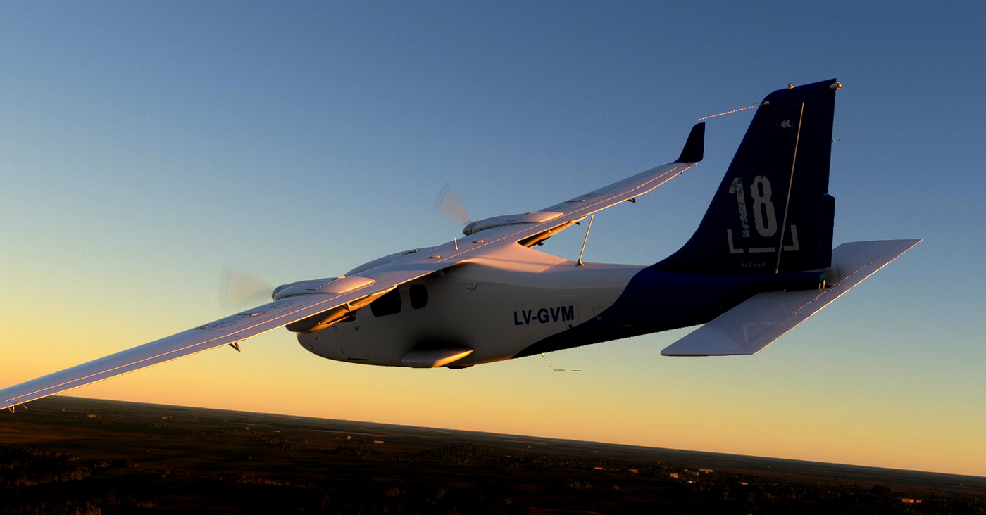 18 Cañuelas (LV-GVM) FSS Tecnam P2006 MKII for Microsoft Flight ...