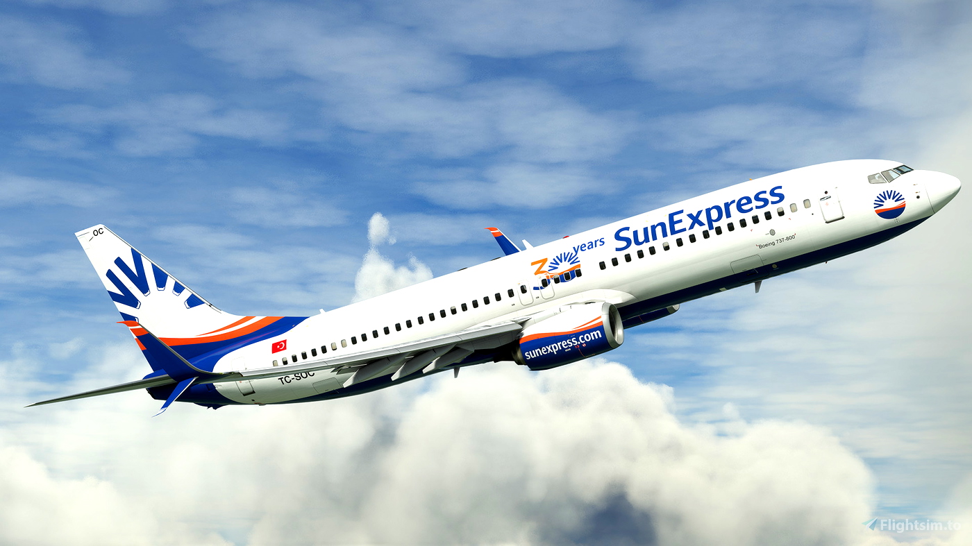 SunExpress PMDG 737-800 MSFS Pack for Microsoft Flight Simulator | MSFS