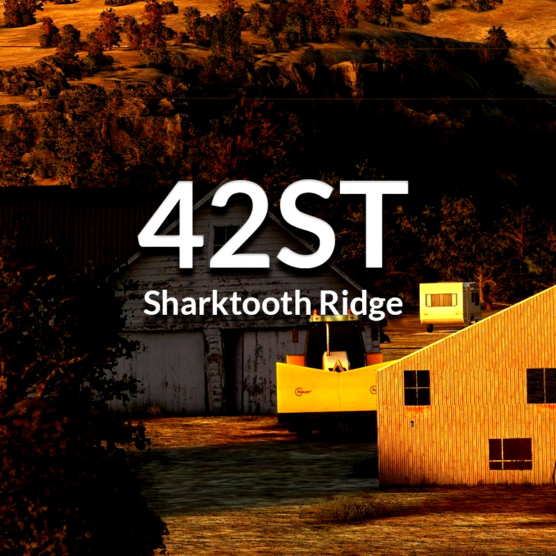 //42 | 42ST Sharktooth Ridge 对于 MSFS