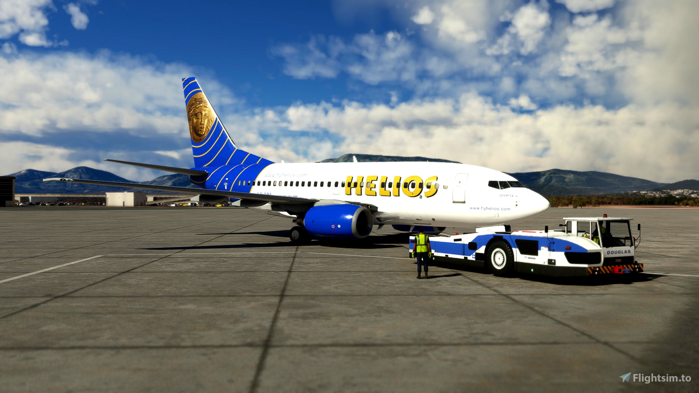 [4K][737-600] Helios Airways 5B-DBY Olympia para Microsoft Flight ...