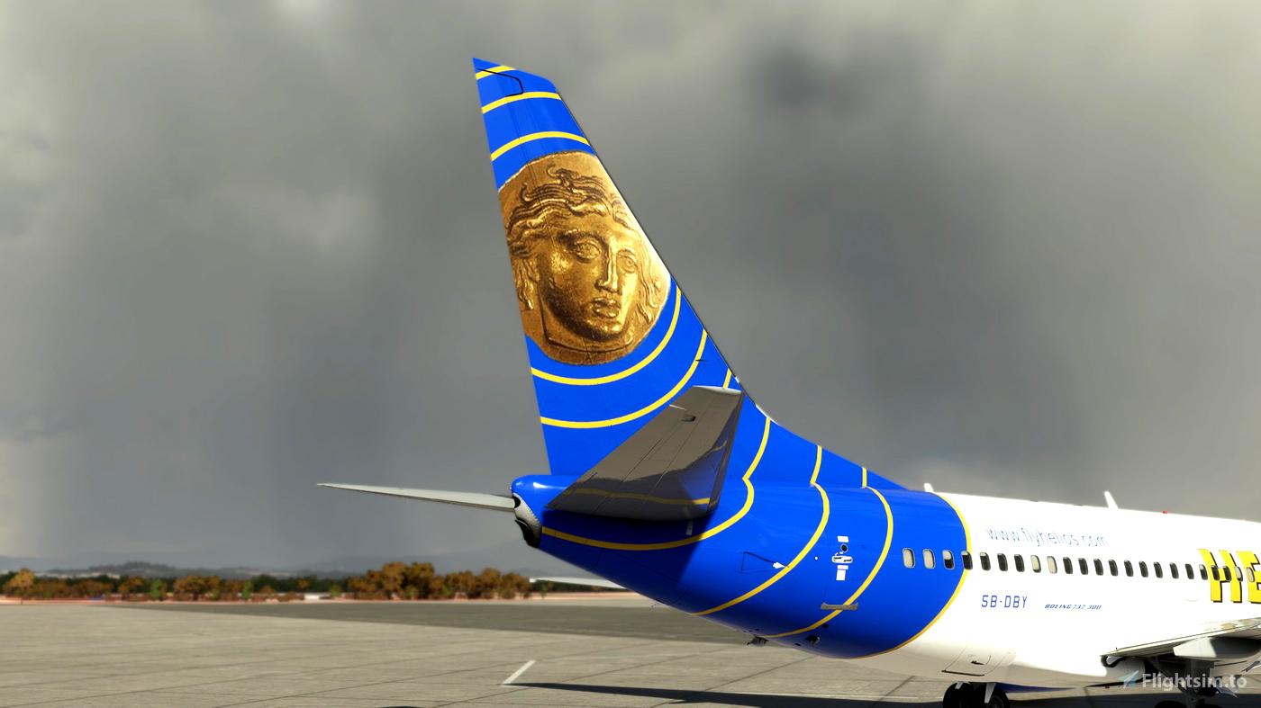 [4K][737-600] Helios Airways 5B-DBY Olympia para Microsoft Flight ...