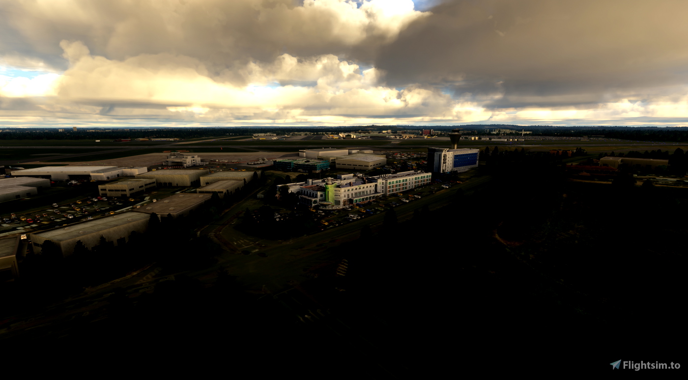 Surrounding buildings for Birmingham International Airport [EGBB ...