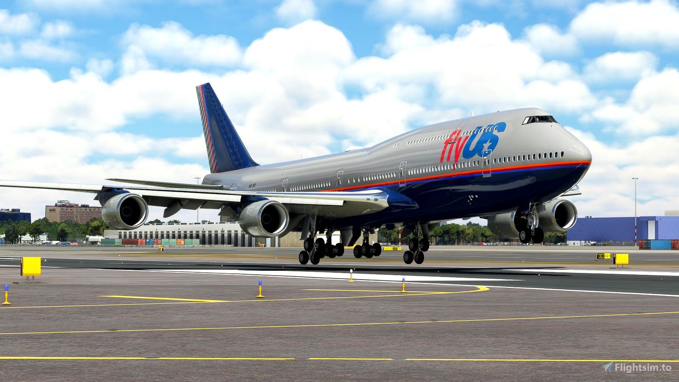747-8i flyUS grey for Microsoft Flight Simulator | MSFS