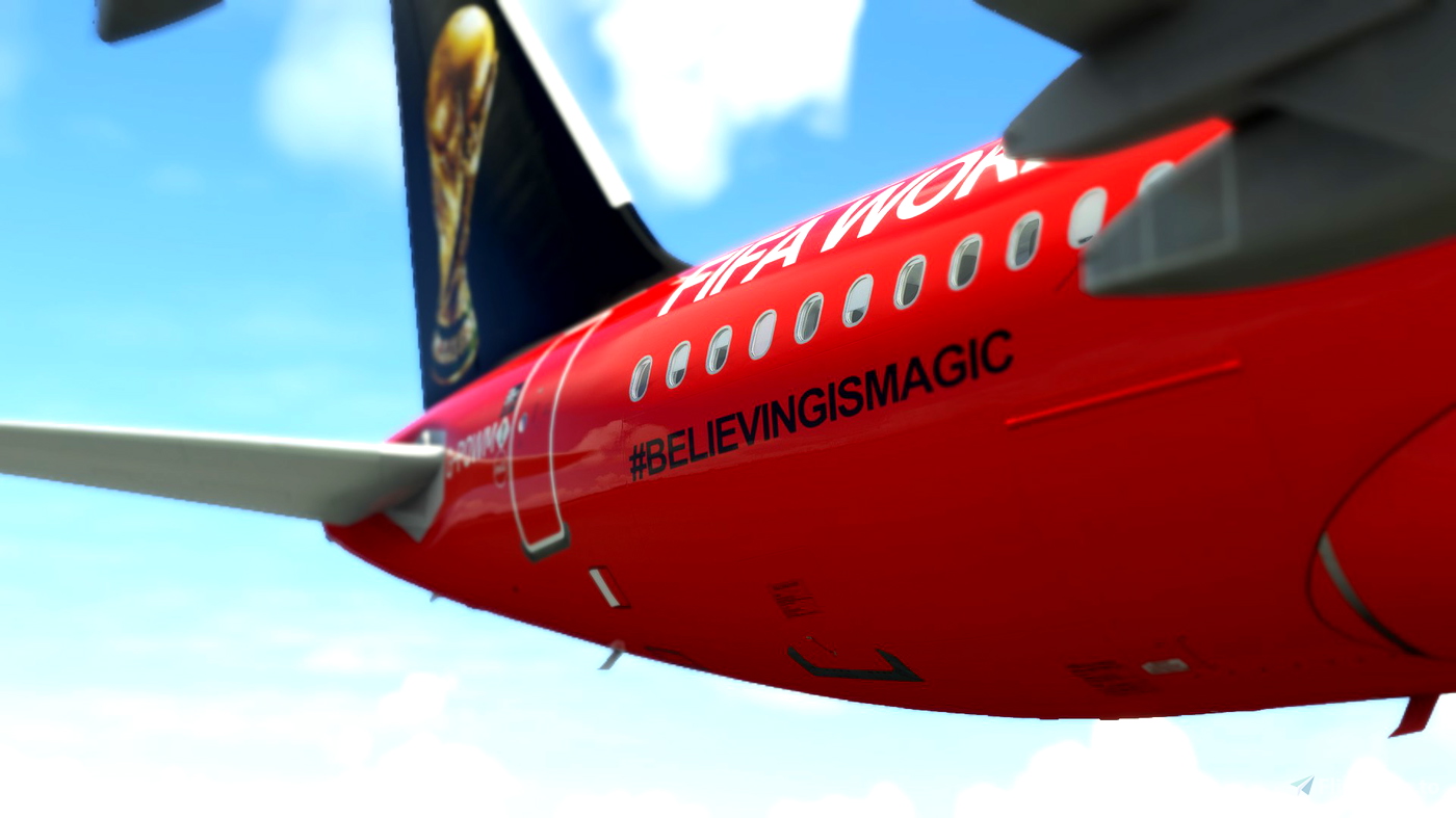 [8K][4K][FENIX] Titan Airways FIFA WORLD CUP TROPHY TOUR G-POWM для ...