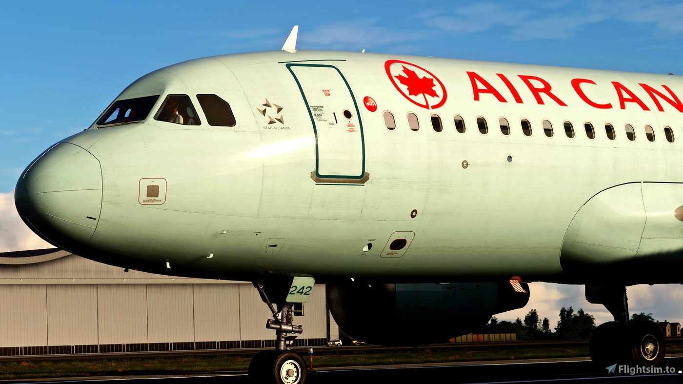[8K/4K] Fenix A320CFM Air Canada C-FGKH Old Design for Microsoft Flight ...