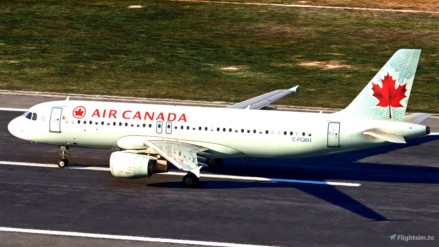 [8K/4K] Fenix A320CFM Air Canada C-FGKH Old Design for Microsoft Flight ...