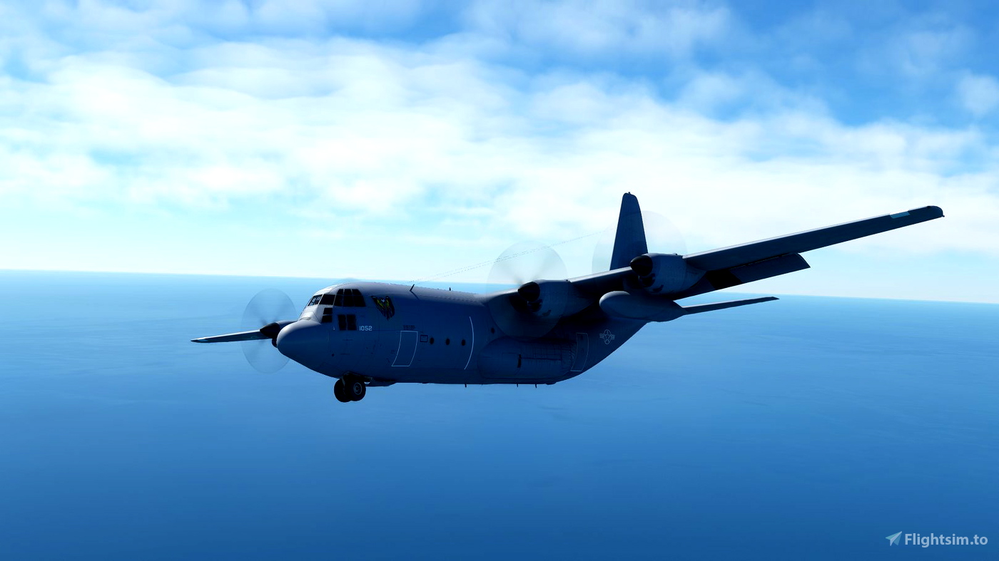 AC-130 Spooky team livery for the Captainsim's C-130E for Microsoft ...