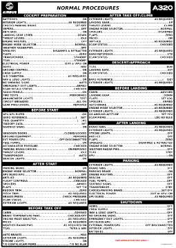 Airbus A320 Checklists And Procedures - vrogue.co