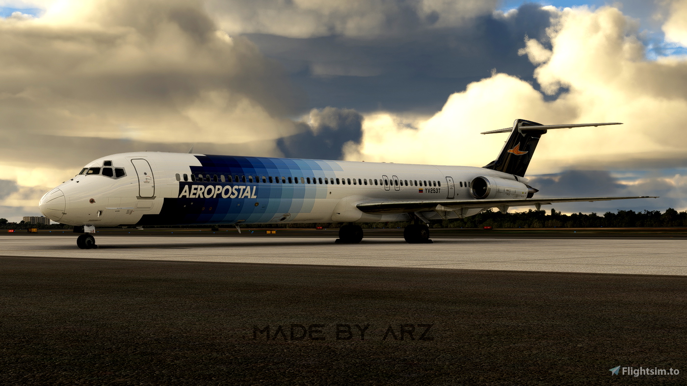 Aeropostal YV253T MD83 - MaddogX | Spirit Pixel Livery Hibrid for ...