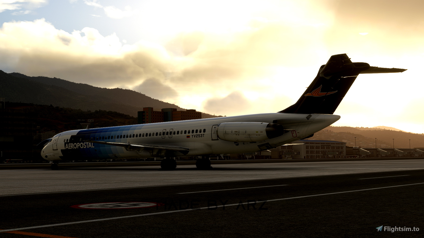 Aeropostal YV253T MD83 - MaddogX | Spirit Pixel Livery Hibrid for ...