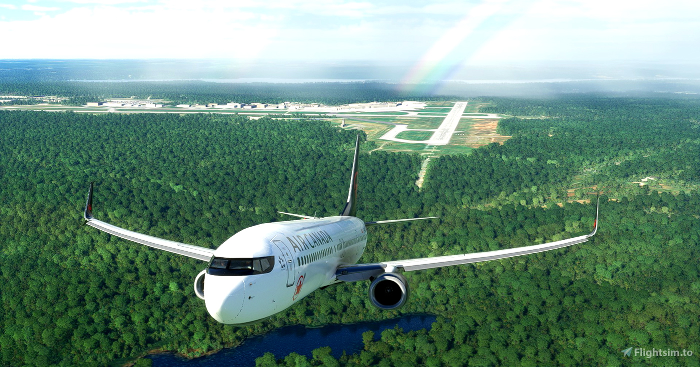 Air Canada "2017 livery" PMDG B737-900ER Scimitar winglets for Microsoft Flight Simulator | MSFS