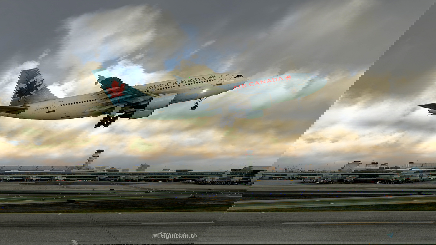 Air Canada (Ice Blue) Airbus A310 C-GHKX 8K for Microsoft Flight ...