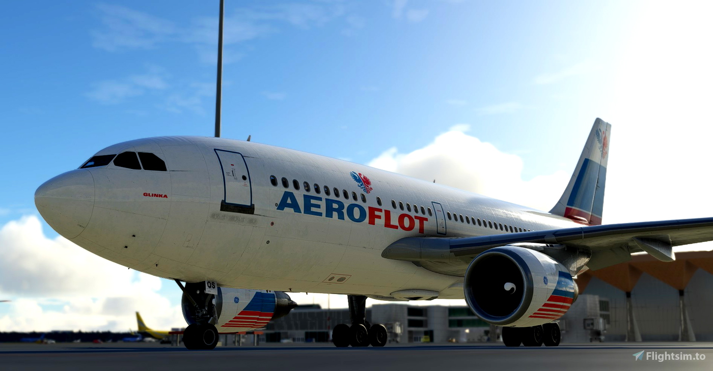 Airbus A310-300 Aeroflot (F-OGQS) for Microsoft Flight Simulator | MSFS