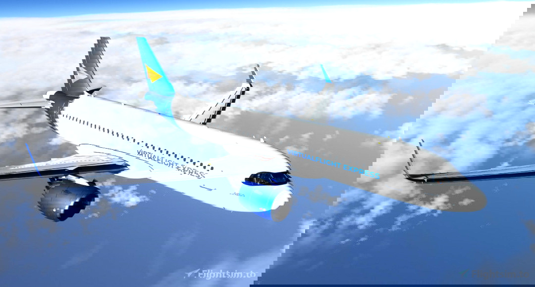 Airbus A320Neo - VirtualFlight Express Livery Pack para Microsoft Flight Simulator | MSFS