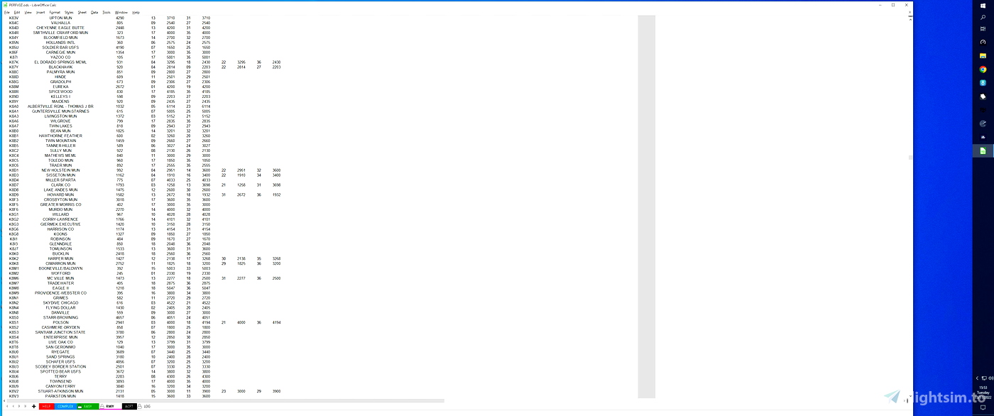 Aircraft Runway Performance Spreadsheet for Microsoft Flight Simulator ...