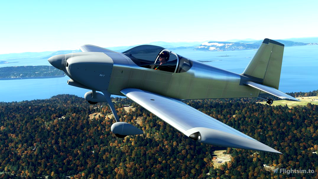 AIRPAC1_Deejing RV7 Bare Metal Finish for Microsoft Flight Simulator | MSFS
