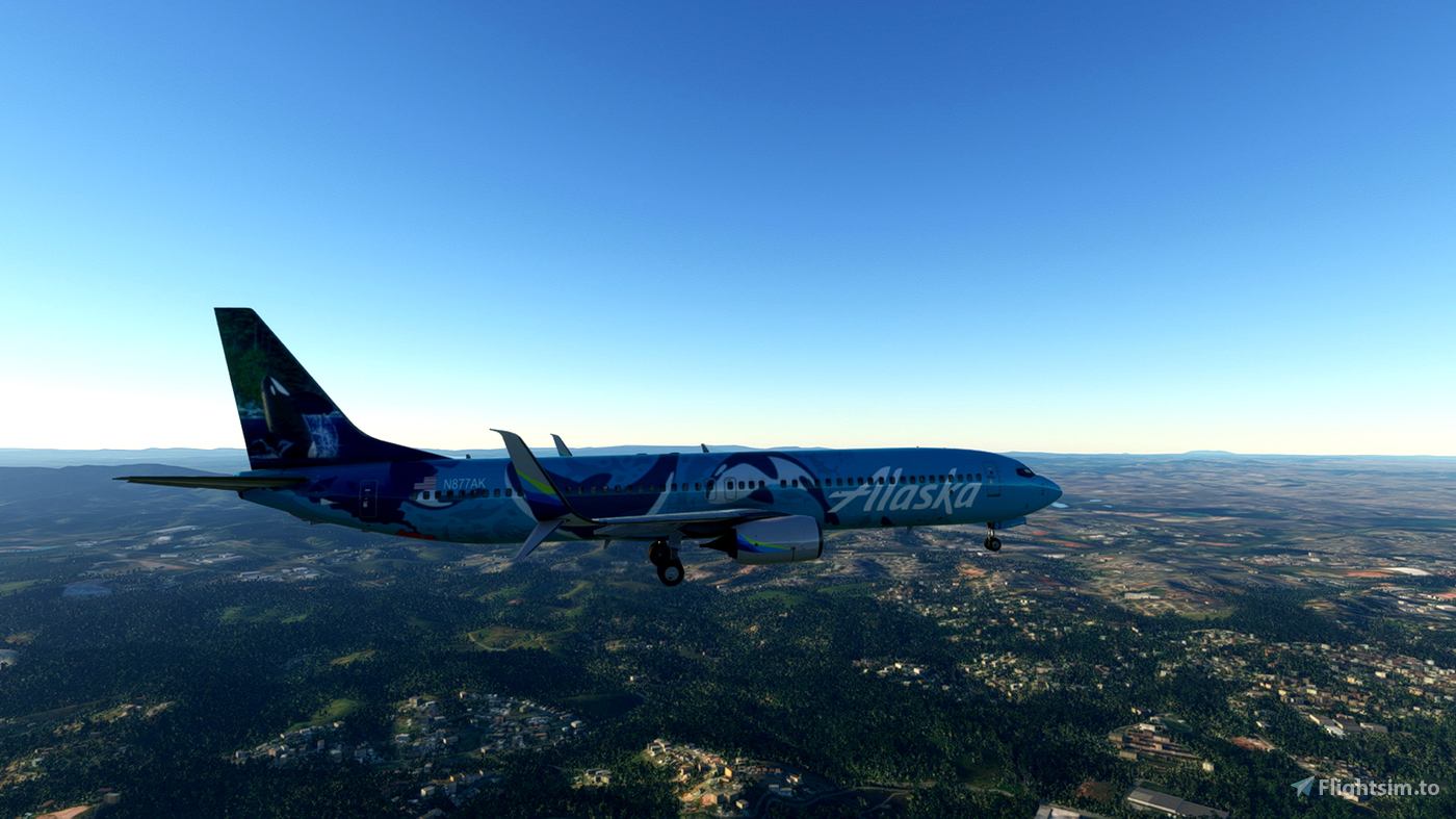 ALASKA AIRLINES 737-900ER SCIMITAR WINGLETS N874AK for Microsoft Flight ...