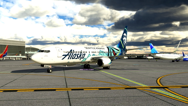 Alaska "UNCF" [4K] - PMDG 737-800 for Microsoft Flight Simulator | MSFS