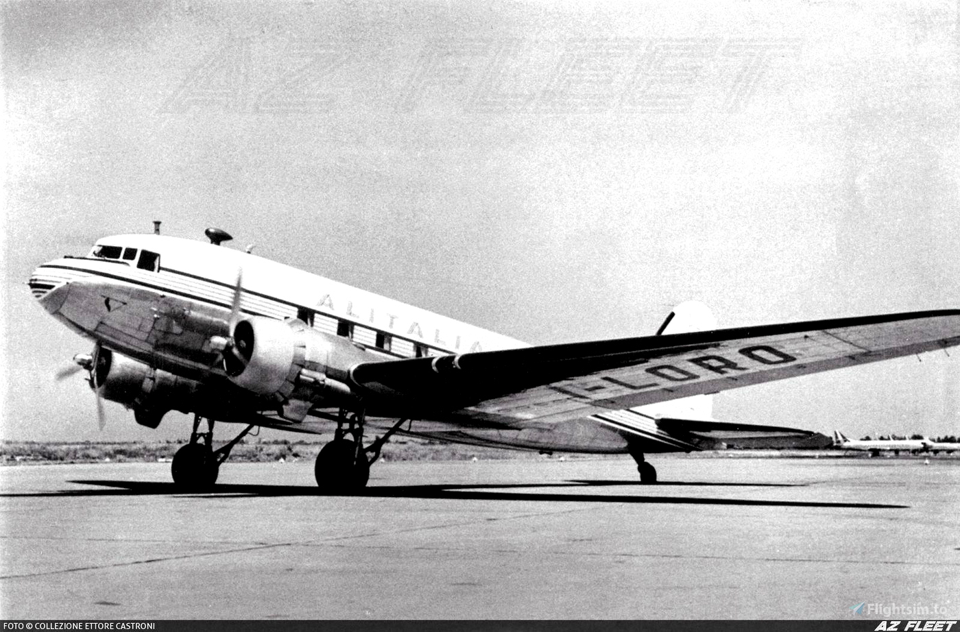 Alitalia - I-LORO - DC-3 - Classic & Retrofit for Microsoft Flight ...