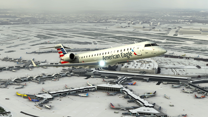 American Eagle - Aerosoft CRJ-500 for Microsoft Flight Simulator | MSFS