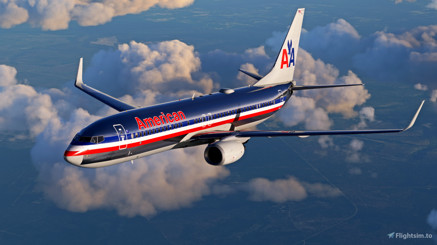 American (N921NN) - PMDG 737-800 for Microsoft Flight Simulator | MSFS
