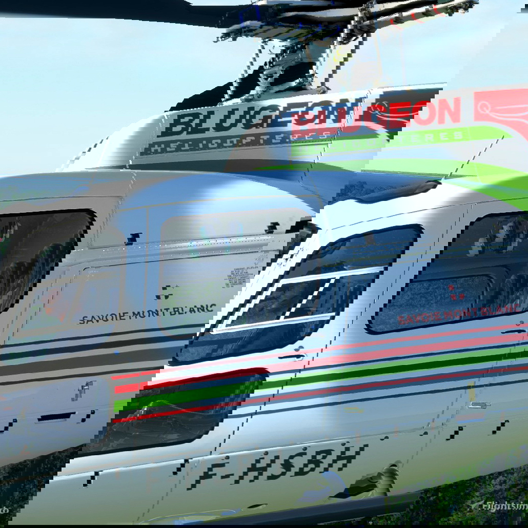 AS350 B3e F-HSBH Blugeon Hélicoptères for Microsoft Flight Simulator | MSFS