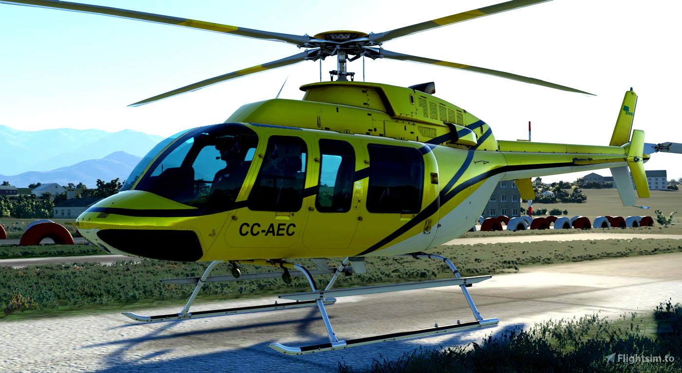 Asobo Bell 407 CC-AEC for Microsoft Flight Simulator | MSFS