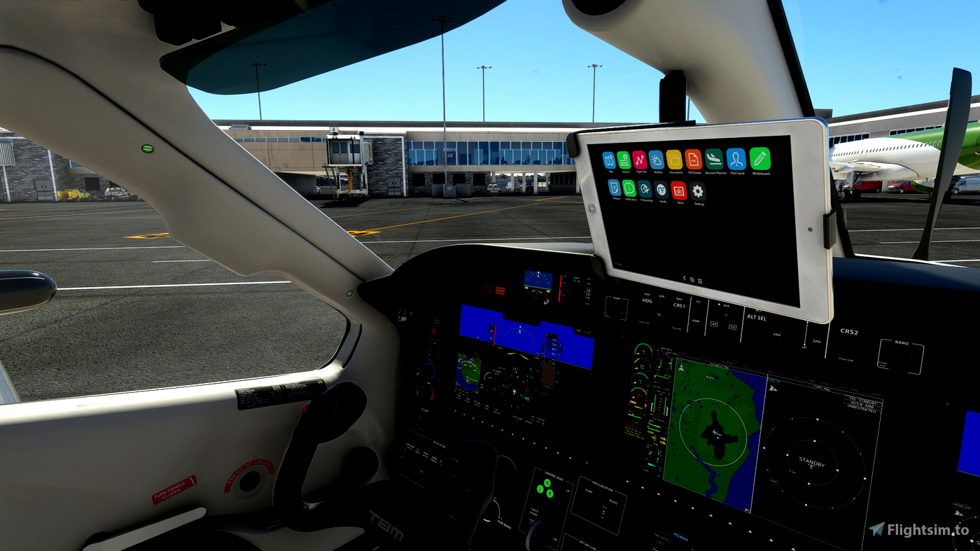 Asobo Daher TBM930 Sky4Sim Tablet for Microsoft Flight Simulator | MSFS