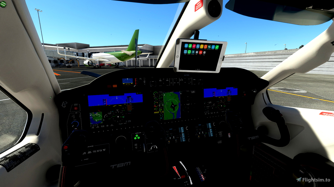 Asobo Daher TBM930 Sky4Sim Tablet for Microsoft Flight Simulator | MSFS