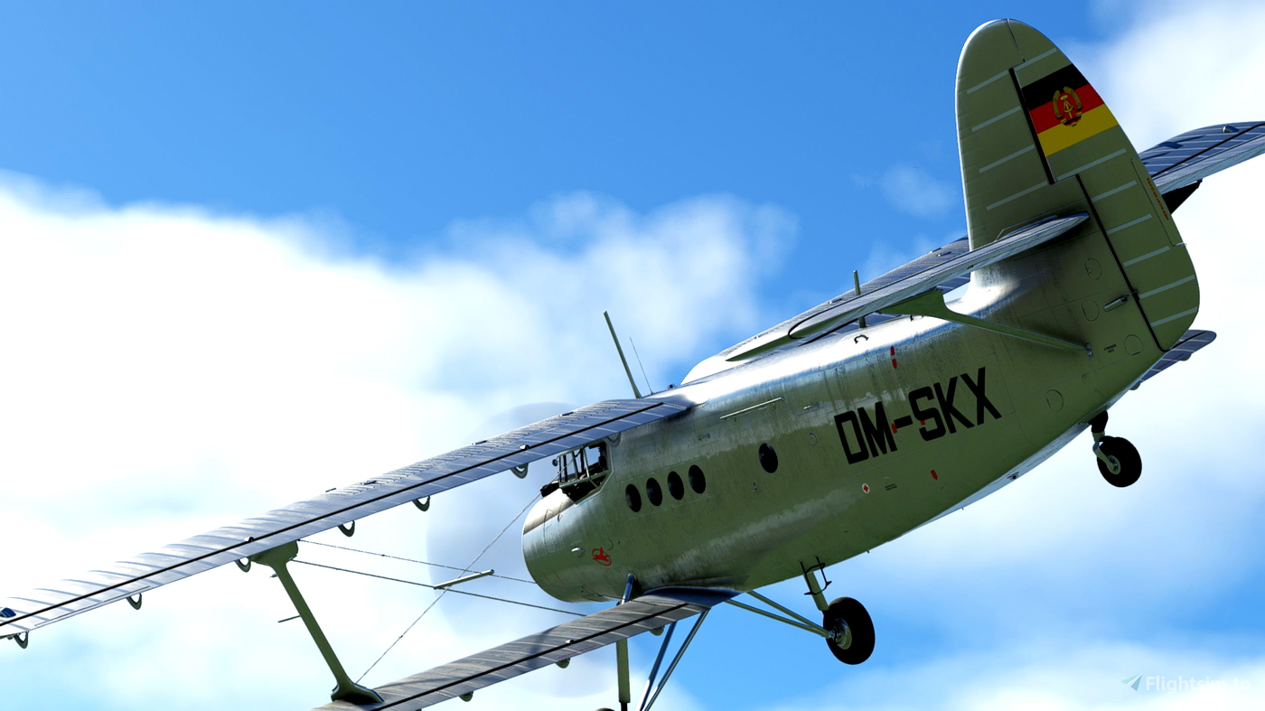ATS Antonov AN-2 DM-SKX INTERFLUG for Microsoft Flight Simulator | MSFS