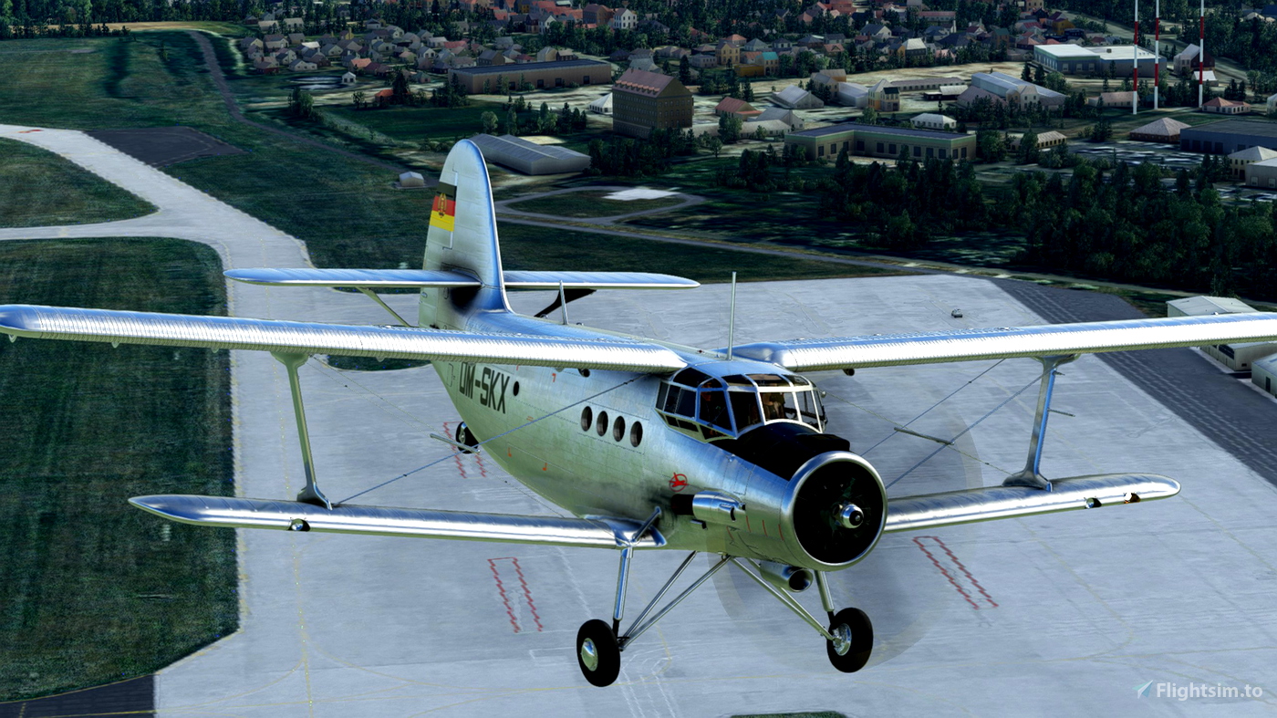 ATS Antonov AN-2 DM-SKX INTERFLUG for Microsoft Flight Simulator | MSFS