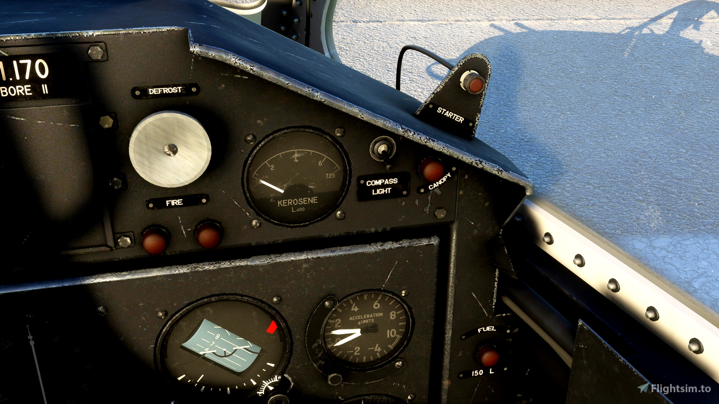 AzurPoly Fouga Magister ENG cockpit mod 对于 Microsoft Flight Simulator ...