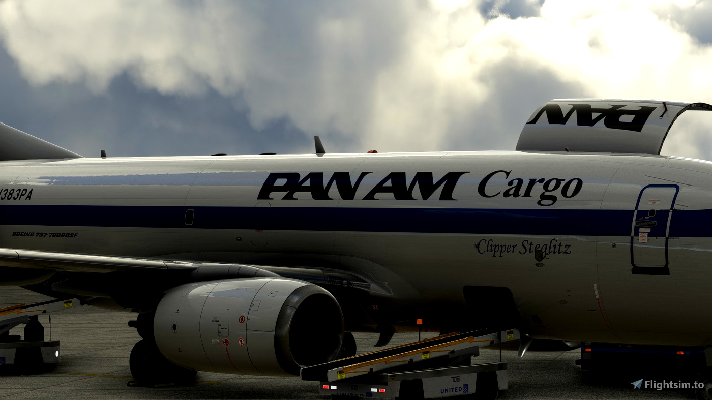 B737-700 BDSF PAN AM CARGO for Microsoft Flight Simulator | MSFS