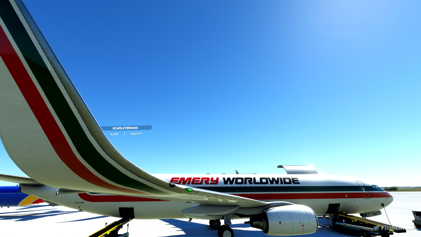 B737-800 BDSF EMERY WORDLWIDE for Microsoft Flight Simulator | MSFS