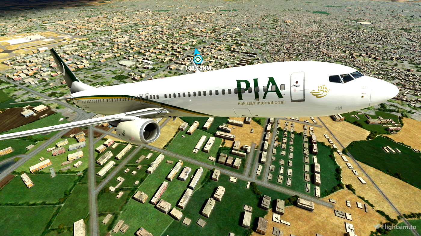 [B737-900ER] Pakistan International Airlines (PIA) Livery for Microsoft Flight Simulator | MSFS