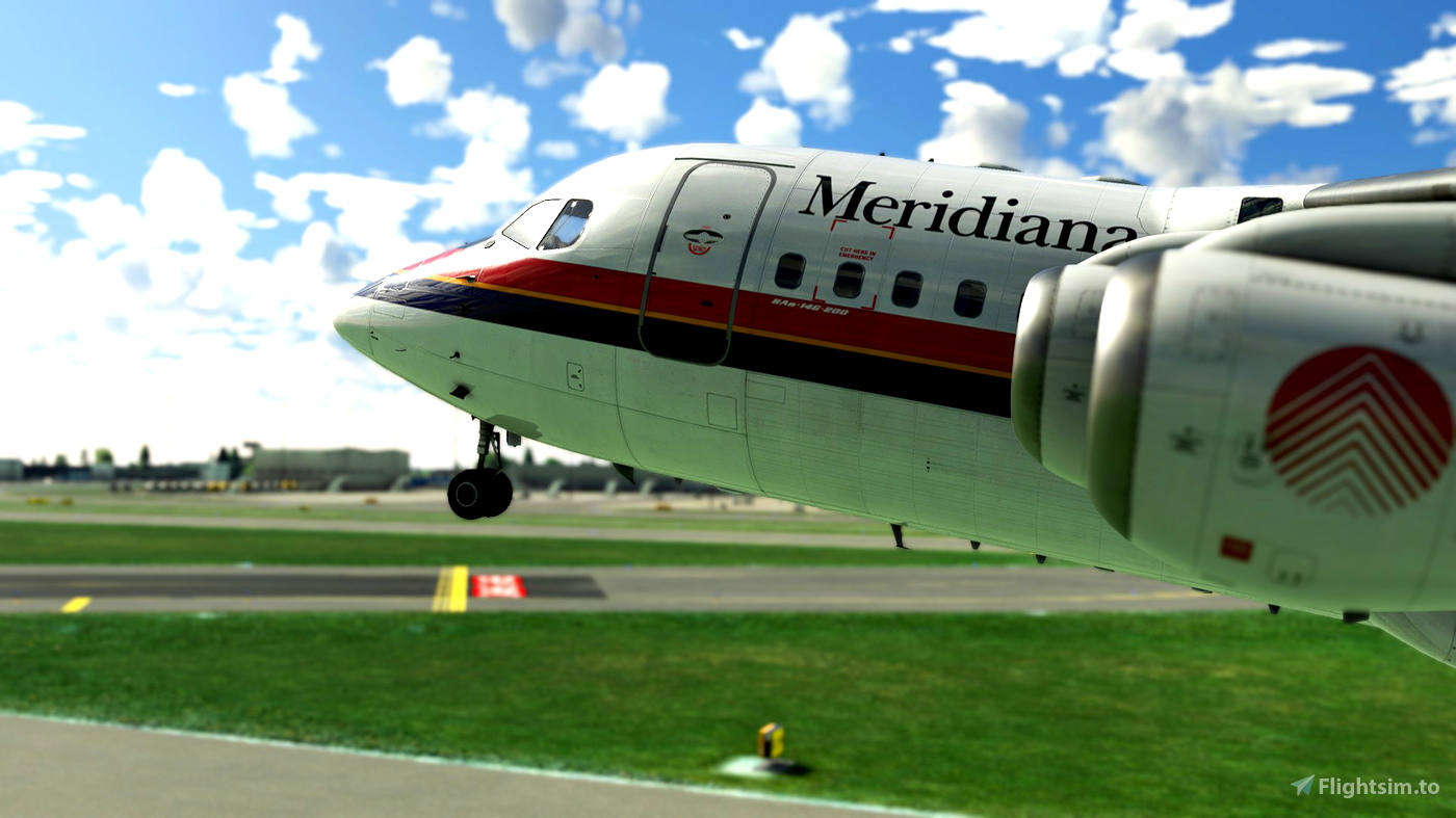 BAe 146-300 Meridiana for Microsoft Flight Simulator | MSFS