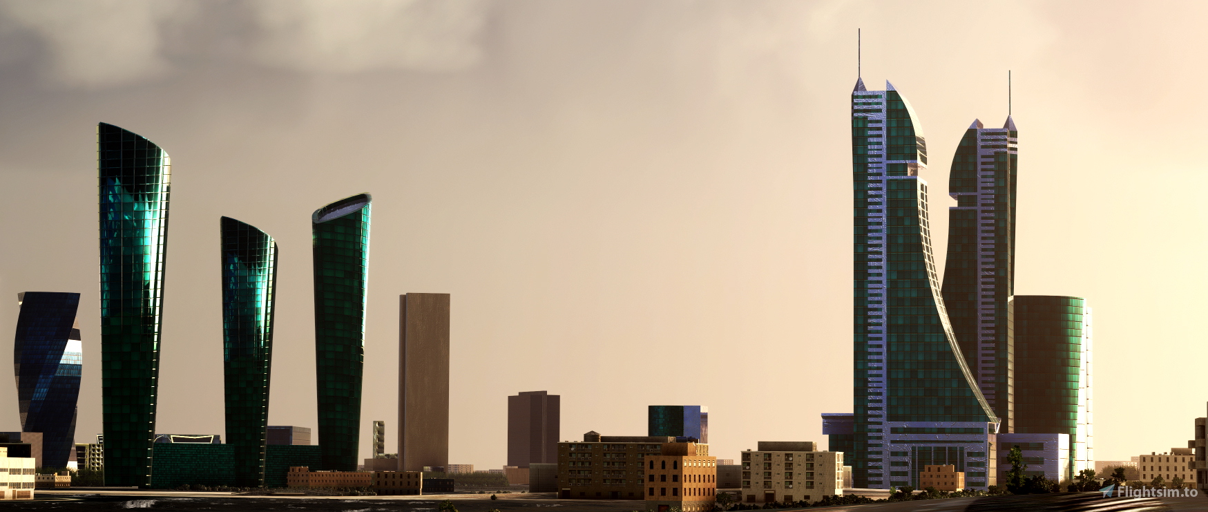 Flightscape Designs | Bahrain Landmarks for MSFS
