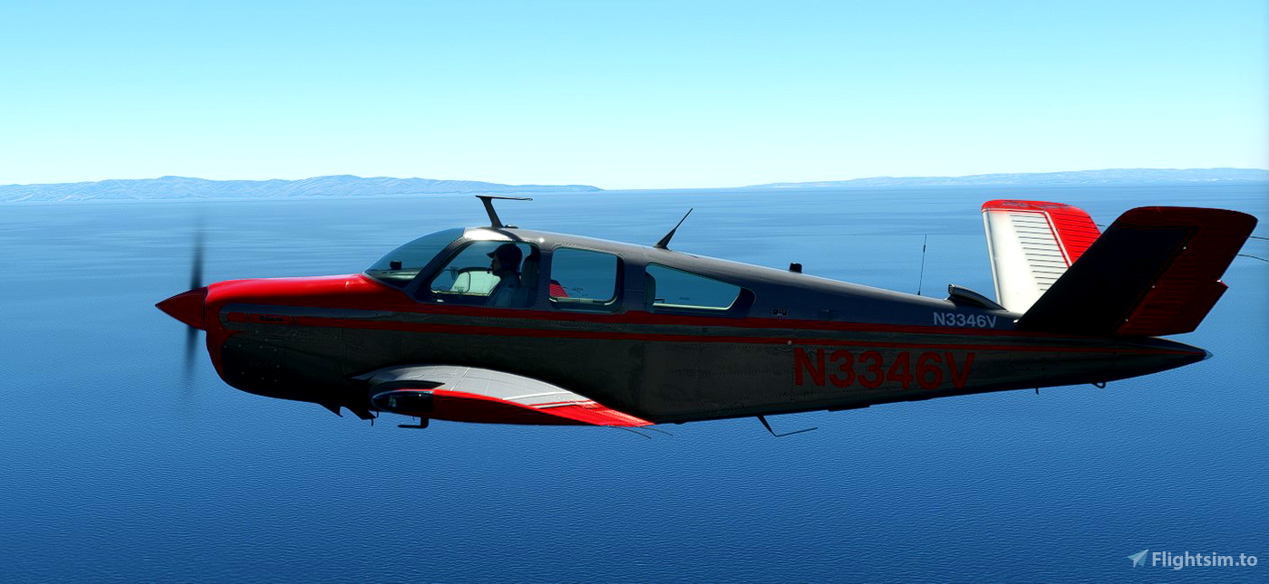Beechcraft Bonanza V35 - IRL Livery N3346V for Microsoft Flight ...