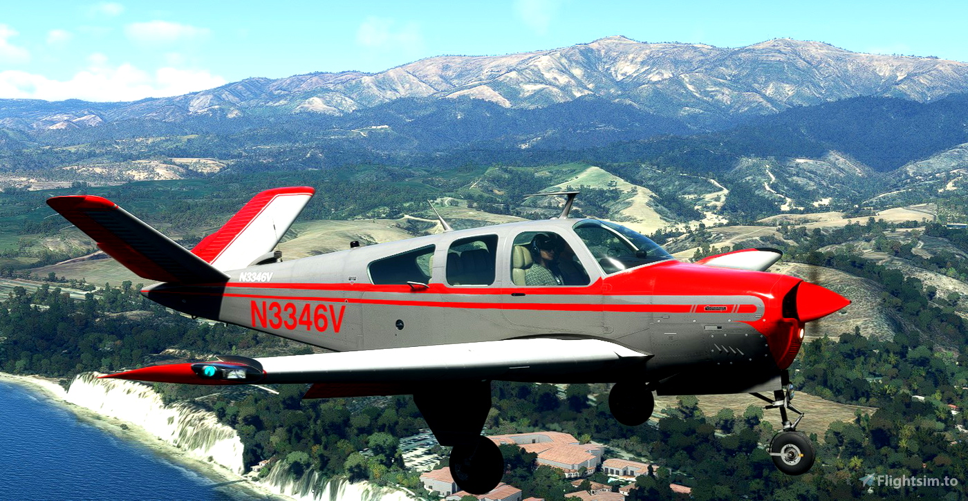 Beechcraft Bonanza V35 - IRL Livery N3346V for Microsoft Flight ...