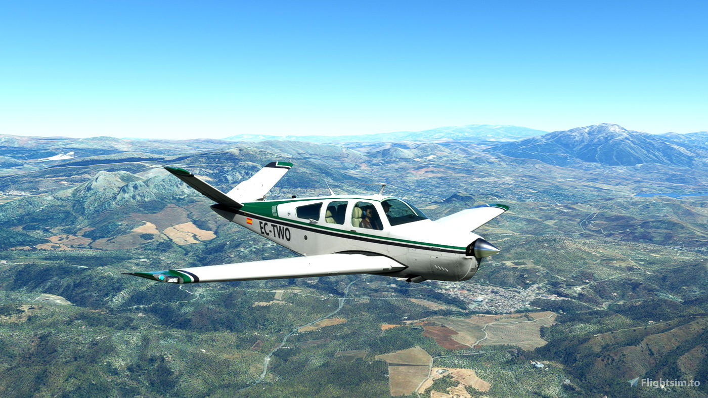 Beechcraft Bonanza V35B EC-TWO for Microsoft Flight Simulator | MSFS