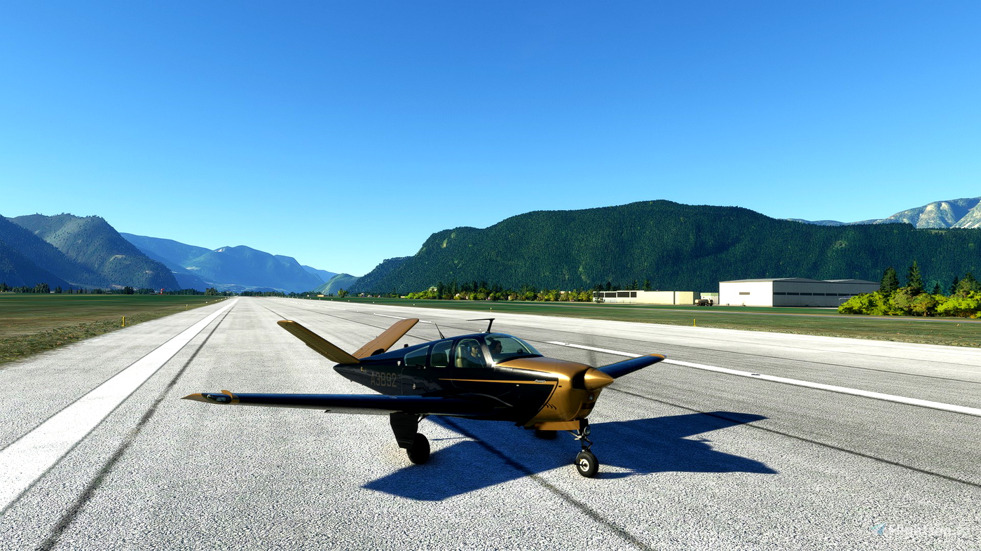 Beechcraft Bonanza V35B in Dark Blue and Gold for Microsoft Flight ...