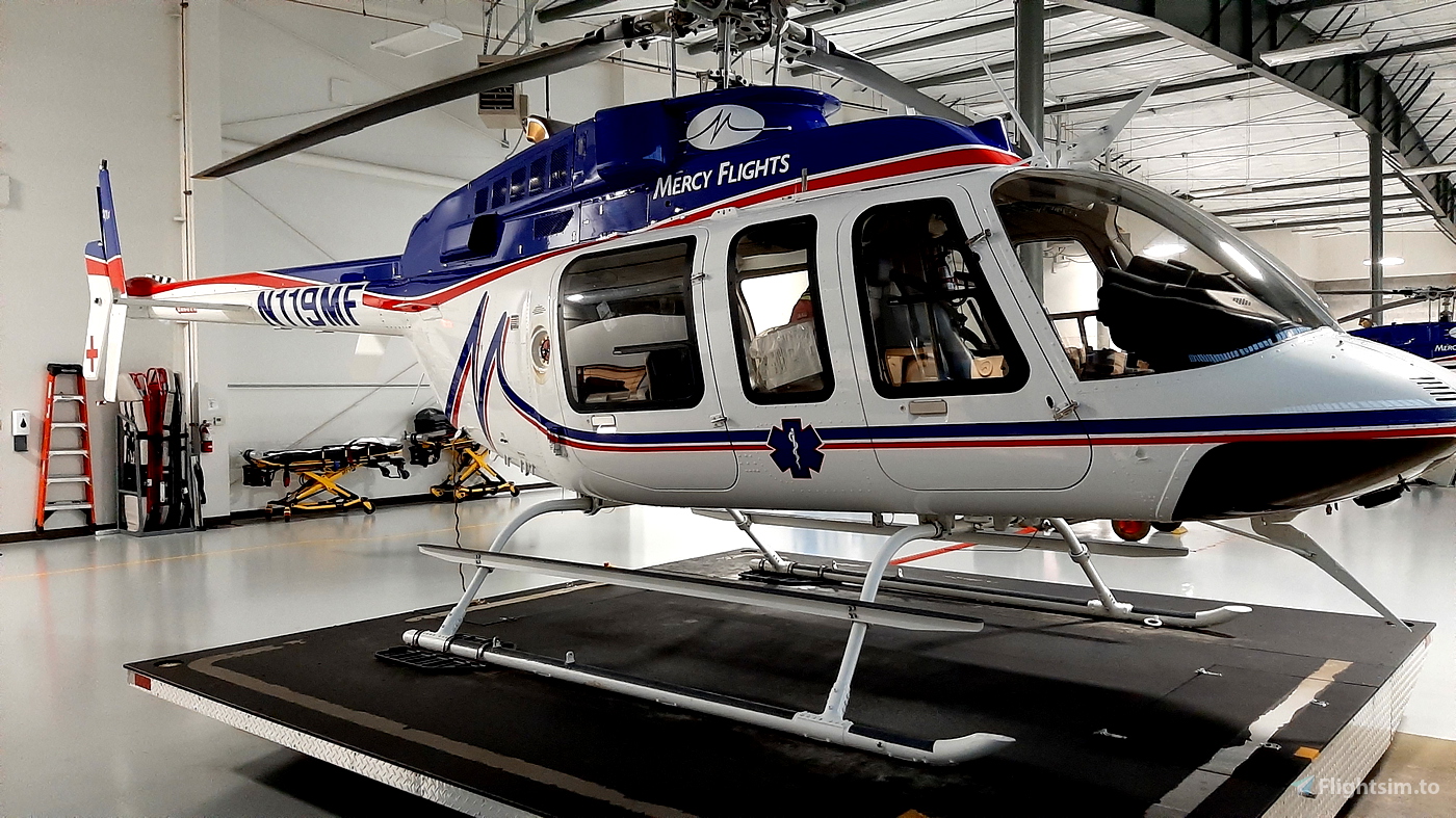 Bell 407 Mercy Flights for Microsoft Flight Simulator | MSFS