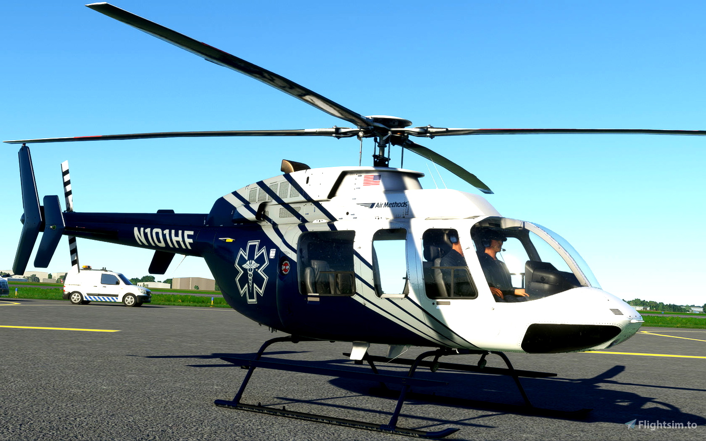 Bell 407 N101HF for Microsoft Flight Simulator | MSFS