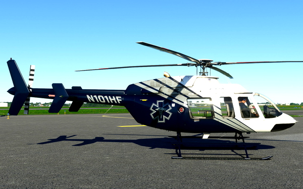 Bell 407 N911VB for Microsoft Flight Simulator | MSFS