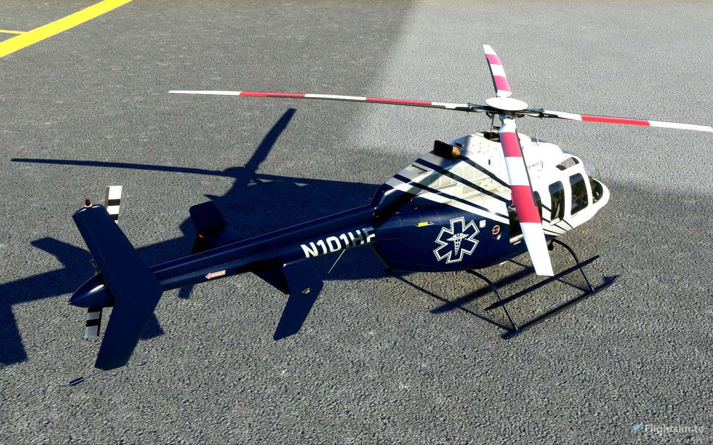 Bell 407 N101HF for Microsoft Flight Simulator | MSFS