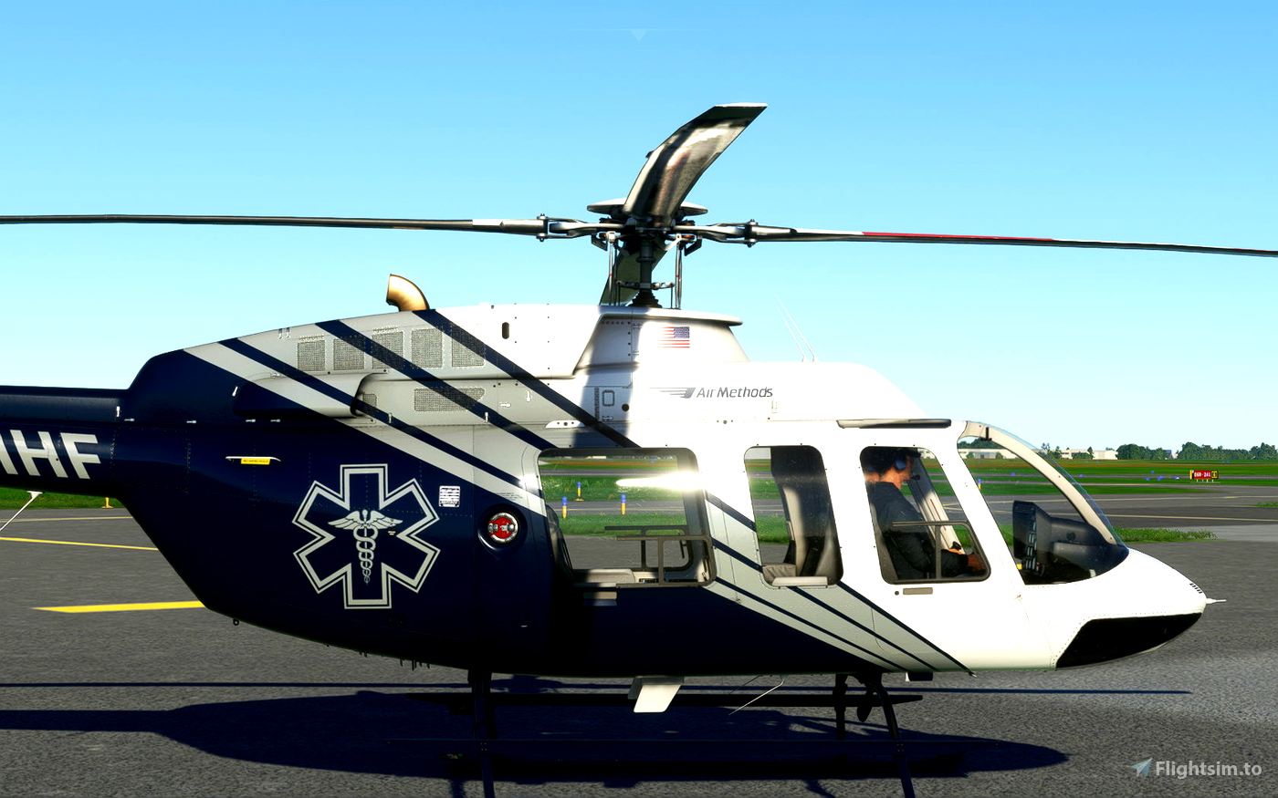 Bell 407 N101HF for Microsoft Flight Simulator | MSFS