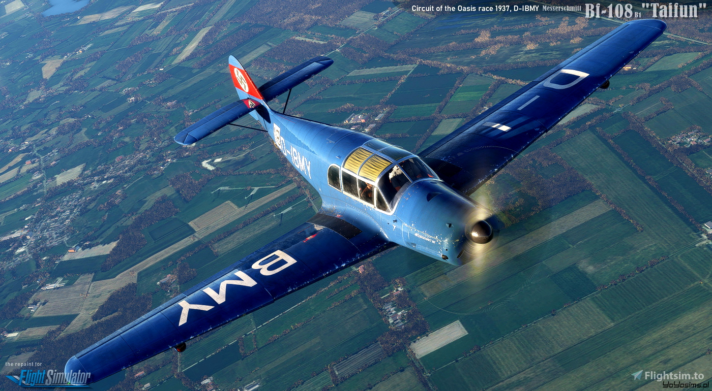 Bf-108 Taifun "International Circuit of the Oasis race" D-IBMY for ...