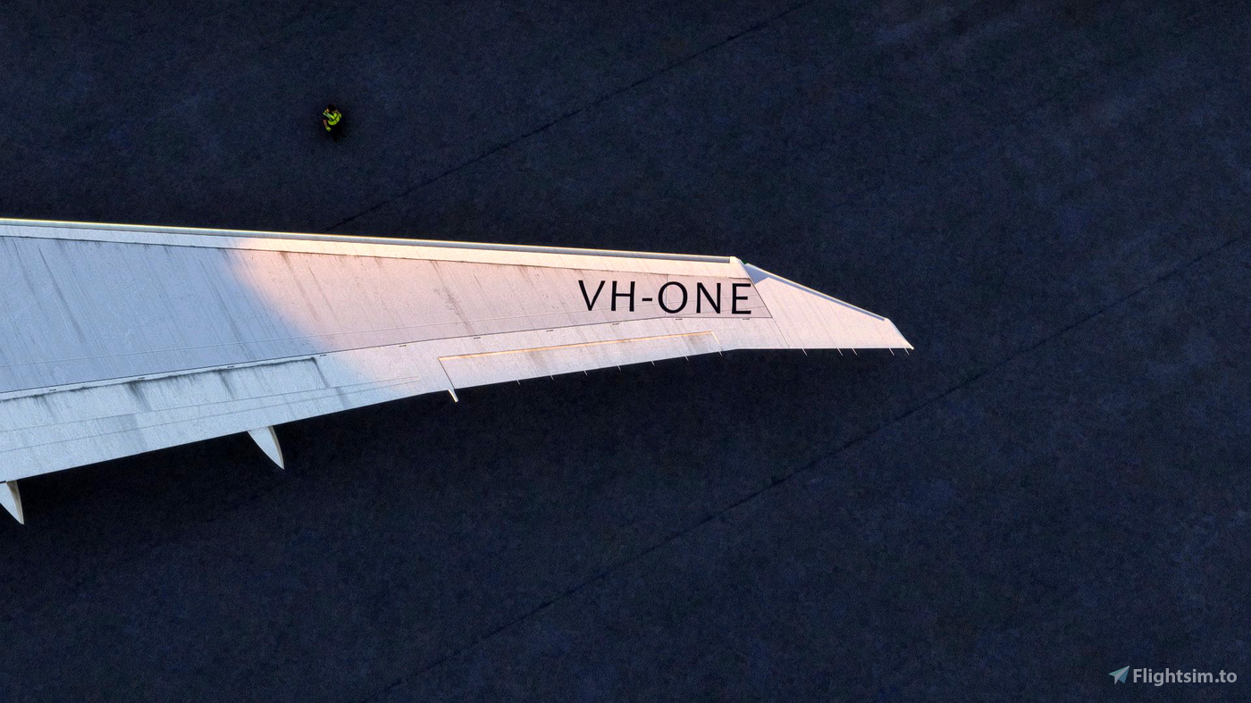 Boeing 777f Ozzy Virtual Vh One Fictional For Microsoft Flight