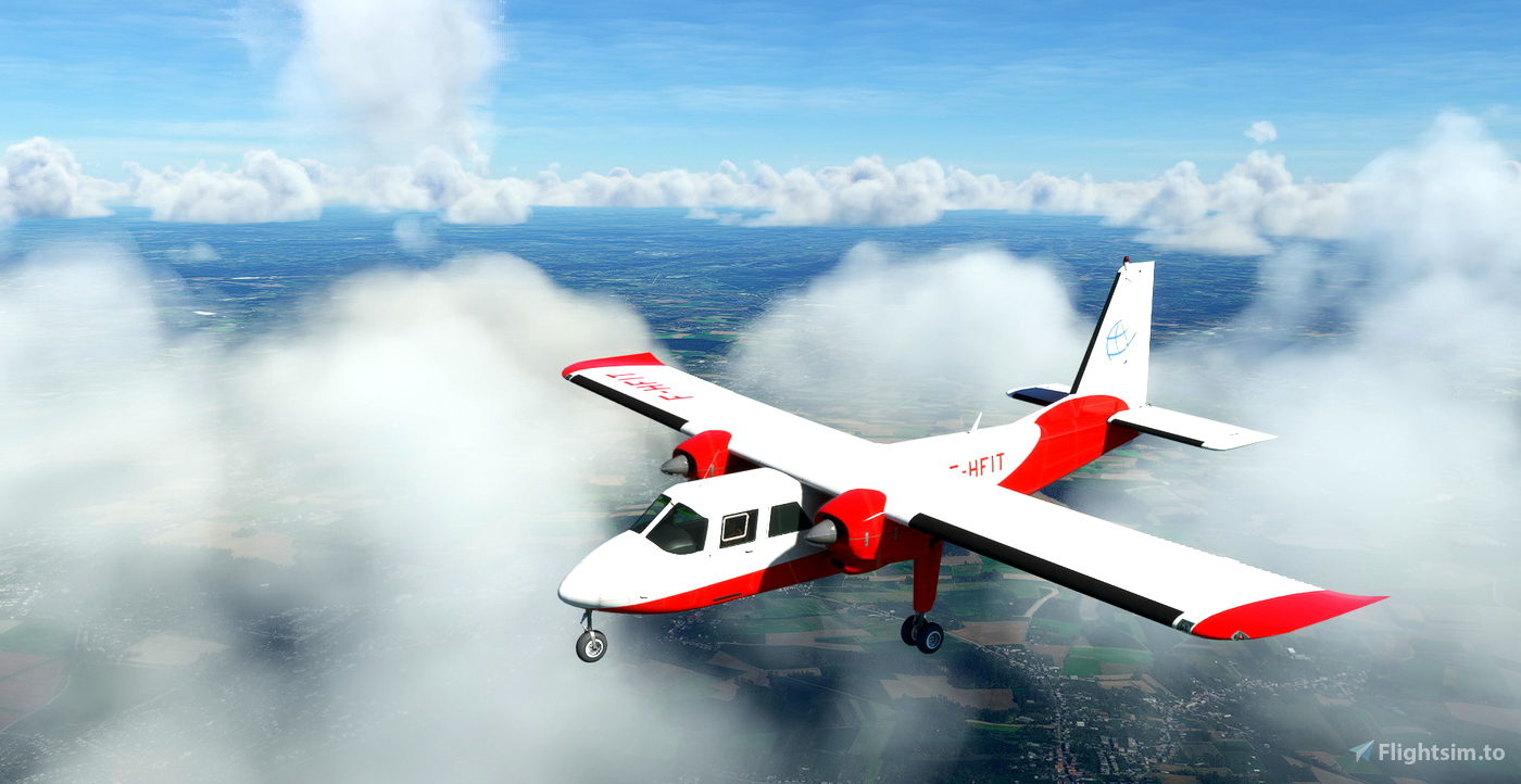 Britten-Norman BN-2 Islander F-HFIT for Microsoft Flight Simulator | MSFS