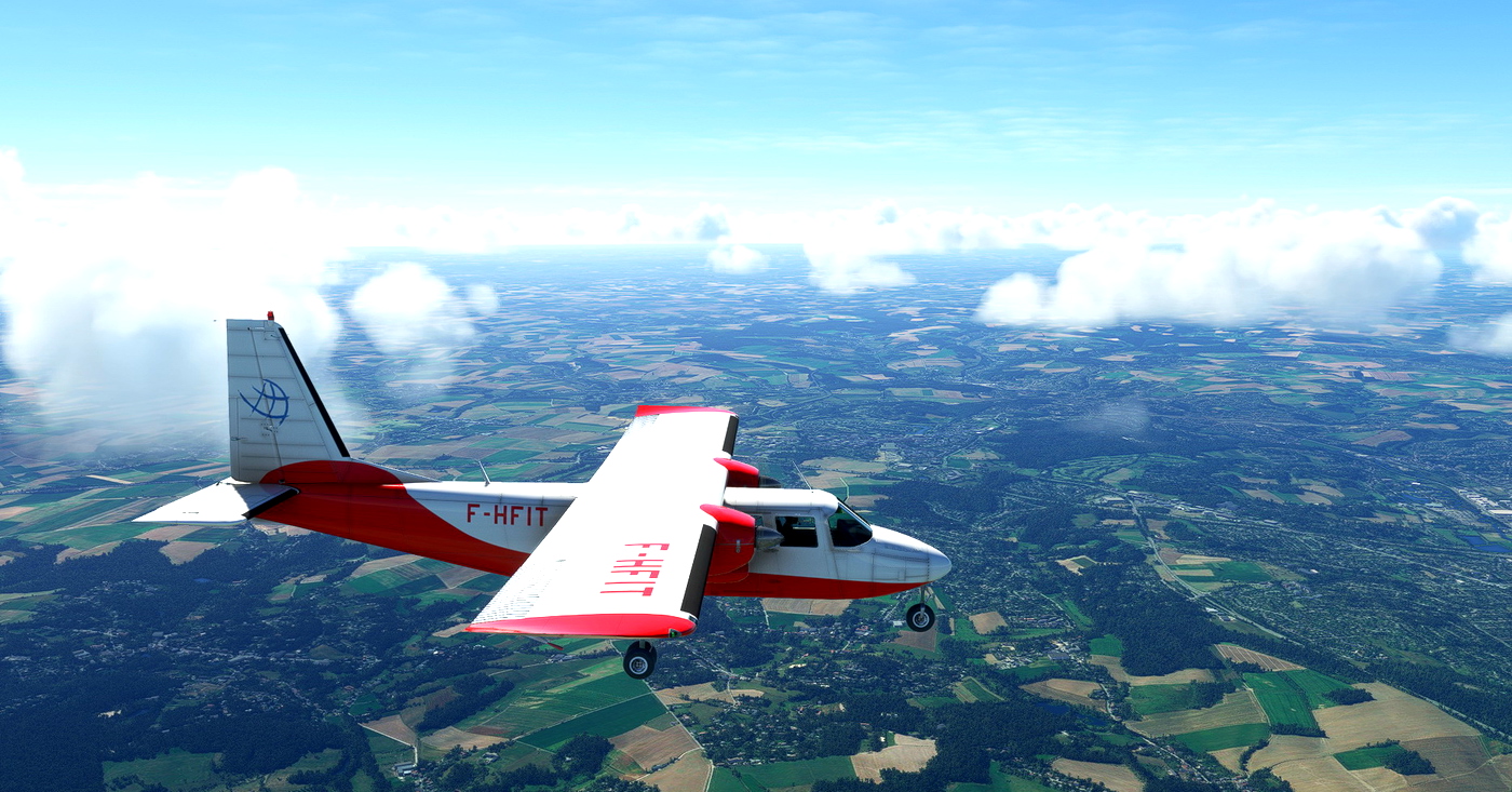 Britten-Norman BN-2 Islander F-HFIT for Microsoft Flight Simulator | MSFS